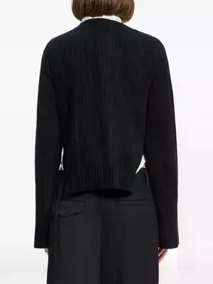 ANN DEMEULEMEESTER Cashmere Ribbed-knit Sweater