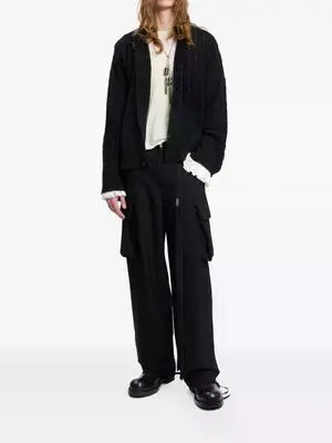 ANN DEMEULEMEESTER Cable-knit Cardigan