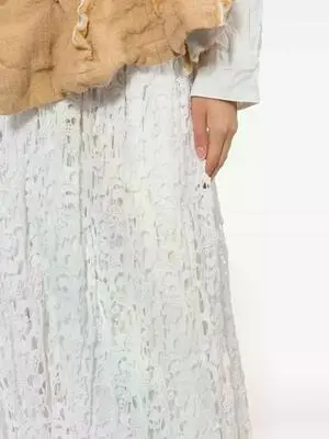 Comme Des Garçons Cutwork Cropped Trousers