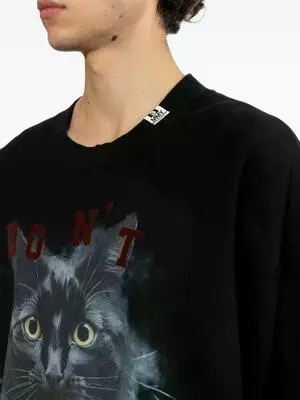 Mihara Yasuhiro Cat-print Sweatshirt