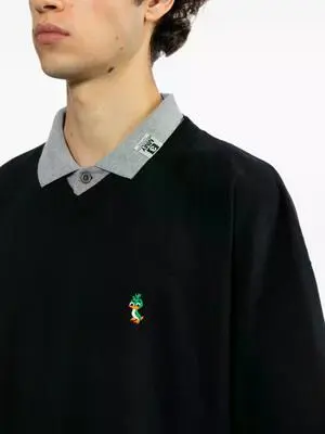 Mihara Yasuhiro Layered-design V-neck T-shirt