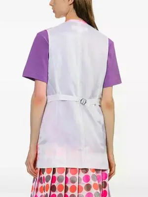 Comme Des Garçons Floral V-neck Vest Coat