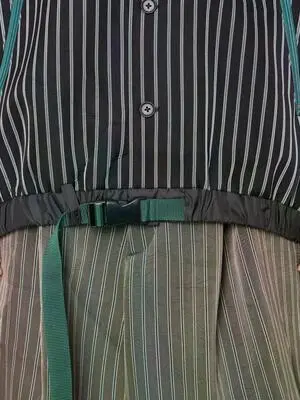 Kolor Buckle Striped Shirt