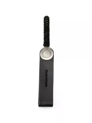 HENDER SCHEME Logo-debossed Leather Key Ring - Black