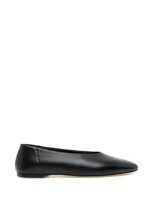 TOTEME Slip Nappa Ballerinas Desert - Black