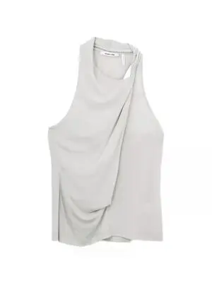 Helmut Lang Draped Halterneck Top - Grey