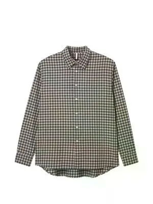 SUNFLOWER Check-pattern Cotton Shirt