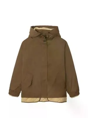 Rag & Bone Hooded Quilted-trim Jacket - Brown