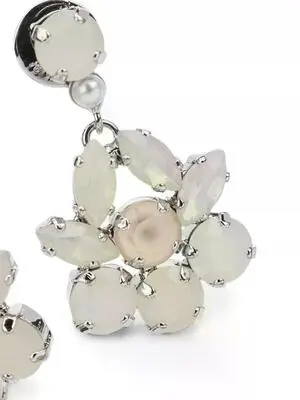 Simone Rocha Heartbloom Crystal-embellished Earrings