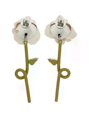 Simone Rocha Floral Crystal-embellished Earrings
