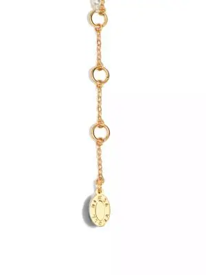 Bimba Y Lola Pearl Necklace And Multicolored Logo Chain