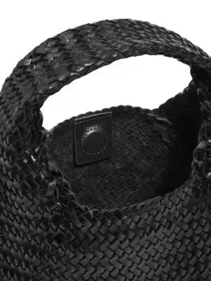 Bimba Y Lola Small Braided Leather Paper Bag