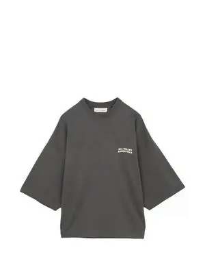ESSENTIALS Logo-print Short-sleeve T-shirt - Grey