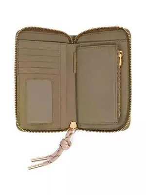 Bimba Y Lola Medium Olive Nylon Wallet