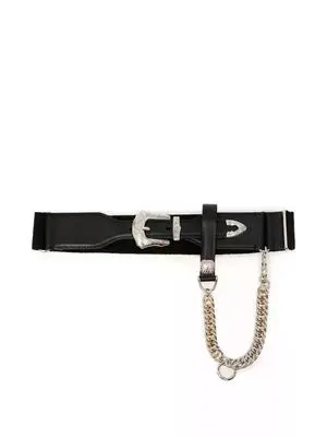 Toga Leather Chain Belt