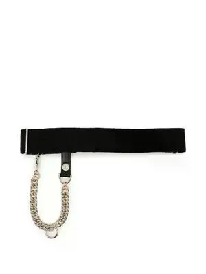 Toga Leather Chain Belt