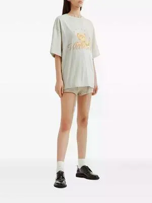 We11Done Bear-print T-shirt - Grey
