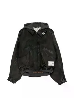 Mihara Yasuhiro Shifted-layer Coat Jacket - Grey