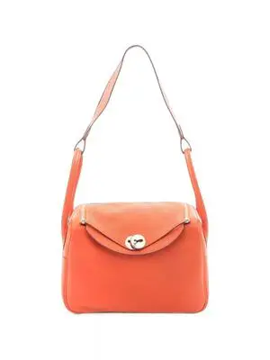 Hermès 2022 26 Lindy Shoulder Bag - Orange