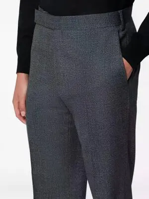 LARDINI Straight-leg Wool Trousers