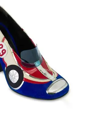 Moschino Car-patchwork Pumps