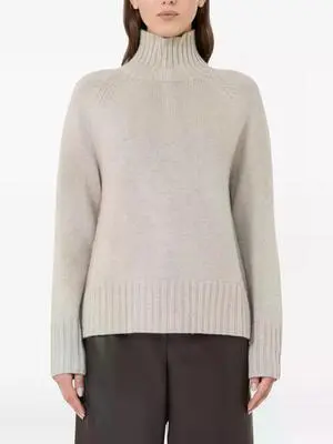 Max Mara Ribbed-knit Raglan-sleeve Sweater