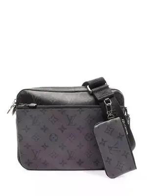 LOUIS VUITTON Trio Monogram Eclipse Messenger Bag - Black