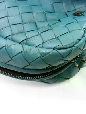 Bottega Veneta 2000s Intrecciato Chain Shoulder Bag