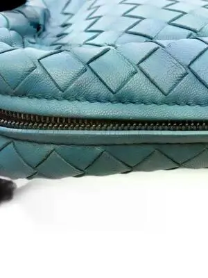 Bottega Veneta 2000s Intrecciato Chain Shoulder Bag