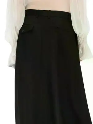 ANN DEMEULEMEESTER Front-slit Maxi Skirt