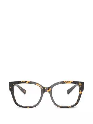 Dolce & Gabbana Dg-plaque Tortoiseshell-effect Glasses