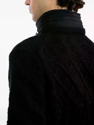 Kolor Cable-knit Hoodie