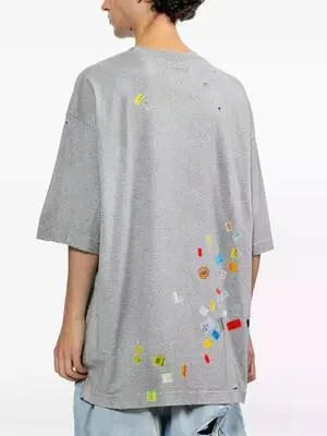 Mihara Yasuhiro Sticker-print Pocket T-shirt