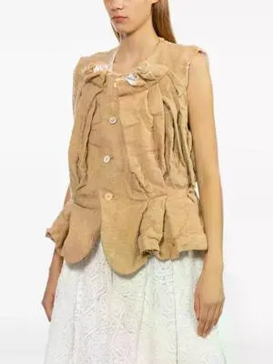 Comme Des Garçons Pleated Vest