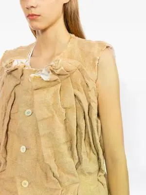 Comme Des Garçons Pleated Vest