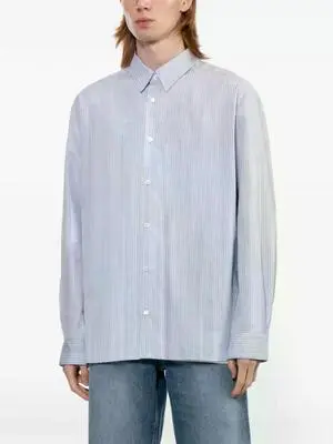 A.p.c. Vertical-stripe Long-sleeve Shirt