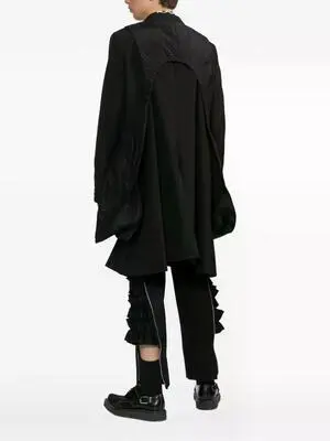 Comme Des Garçons Monogram Pattern Open Coat