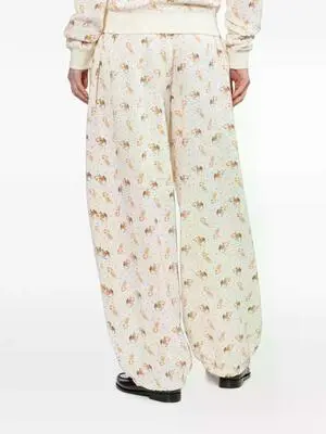 Ashley Williams Graphic-print Track Pants - Neutrals