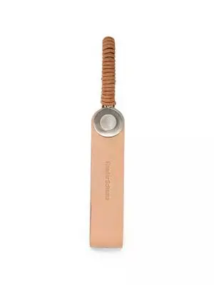 HENDER SCHEME Logo-debossed Leather Keyring - Neutrals