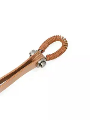 HENDER SCHEME Logo-debossed Leather Keyring