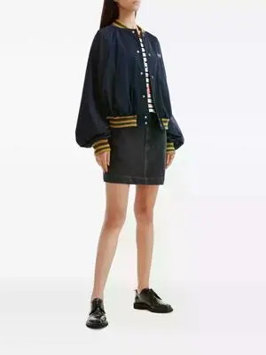 We11Done Logo-patch Mini Skirt