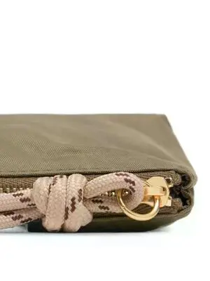 Bimba Y Lola Olive Nylon Coin Purse