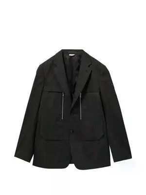 Comme Des Garçons Plaid Blazer - Grey