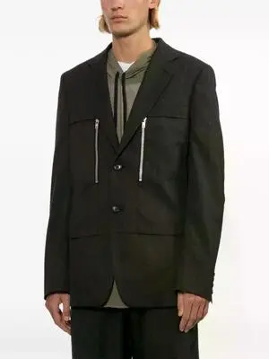 Comme Des Garçons Plaid Blazer