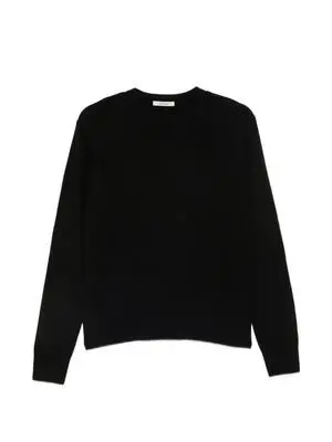 ENTIRE STUDIOS Crew Neck Long Sleeve Sweater - Black
