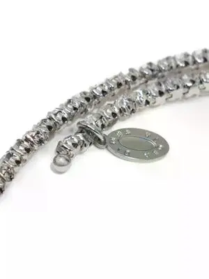 Bimba Y Lola Crystal Choker And Faux-pearl Chain Necklace