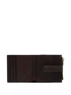 PIQUADRO Zipped-pocket Leather Cardholder