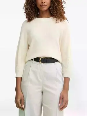 BENETTON Raglan-sleeve Sweater - Neutrals