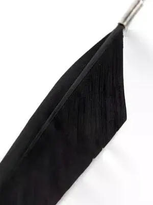 ANN DEMEULEMEESTER Feather-detail Drop Earrings