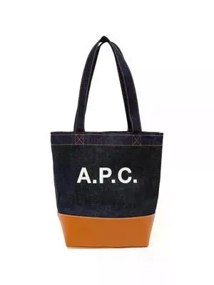 A.p.c. Small Axel Tote Bag - Blue